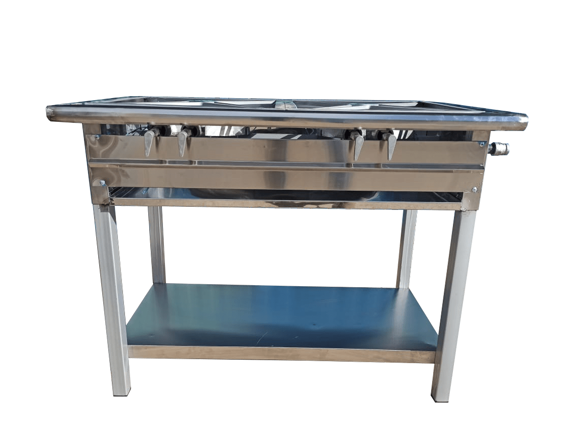 Estufa Cocina Industrial de dos (2) Puestos – Industrias Metalicas RP