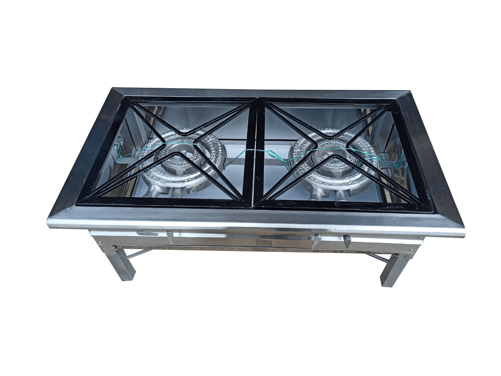 Estufa cocina industrial enana tamalera dos (2) puestos – Industrias Metalicas RP